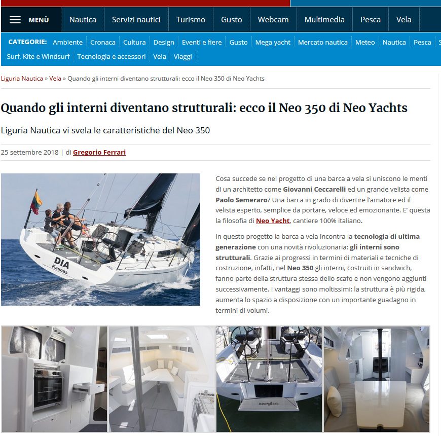 The construction of NEO 350 N°3 has begun - Neo Yachts & Composites